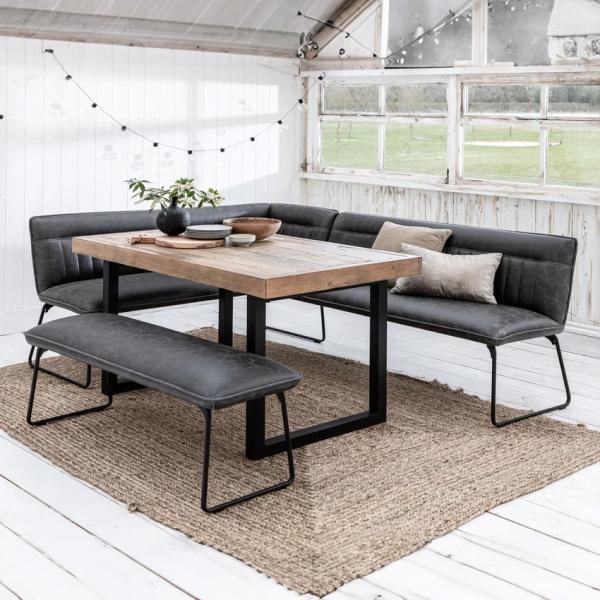 Brunel Low Dining Bench | Magnum Furniture