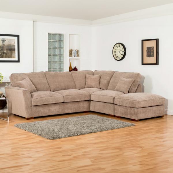 RH Corner Sofa with Stool - Standard Back | Magnum Furniture