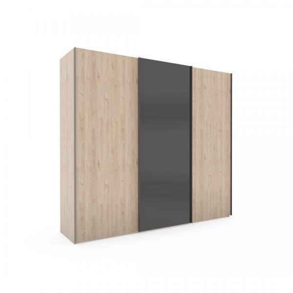 669 - 225cm Sliding Door Robe - 1 Glass Door | Magnum Furniture