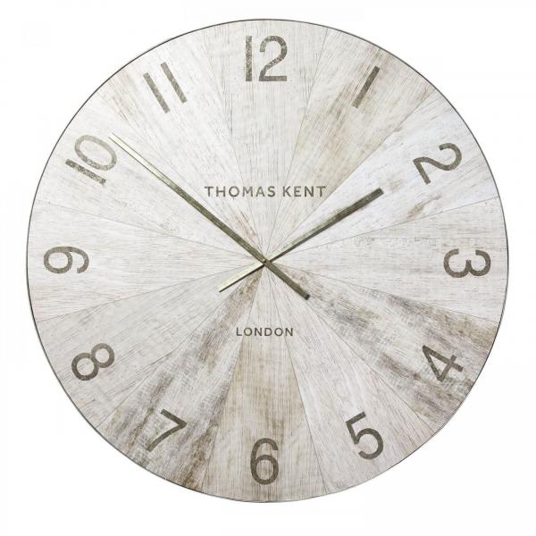 45" Wharf Grand Clock Pickled Oak | Magnum Furniture