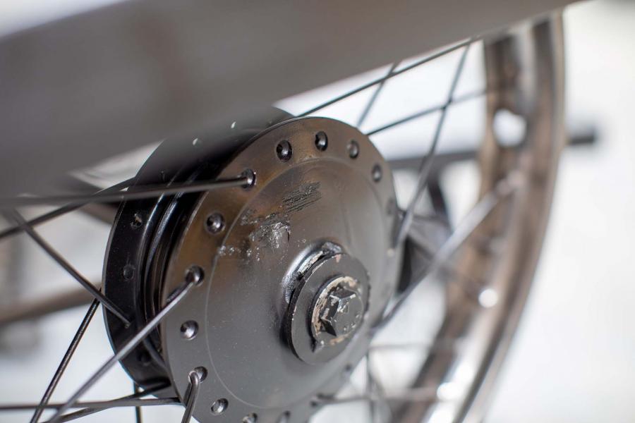 Wheel Lamp Table | Meyer & Marsh