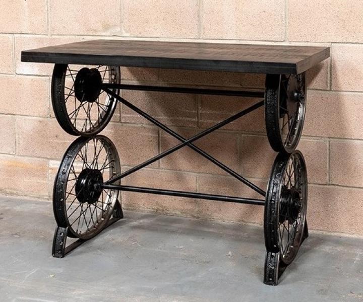 Wheel Console Table | Meyer & Marsh