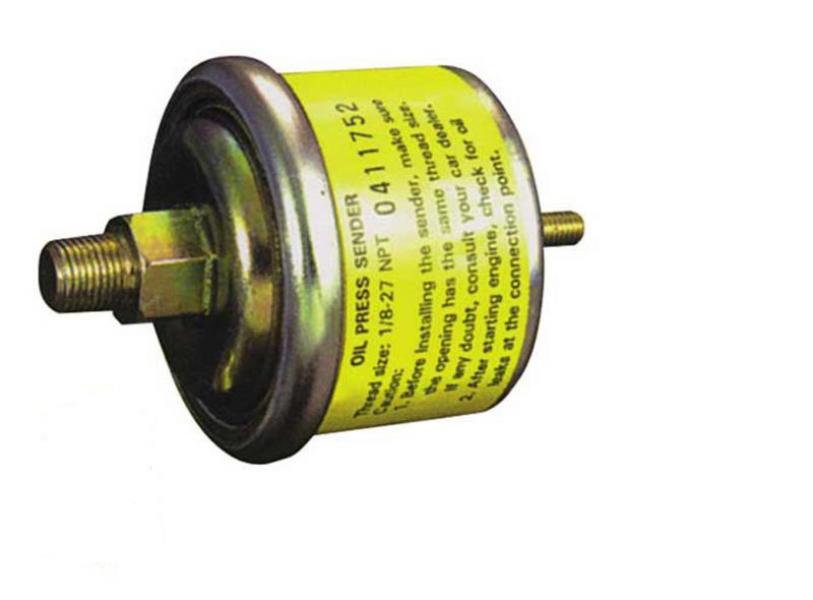 Oil Pressure Sender Unit Oil Pressure Sender Unit 1/8" NPTF | Europa ...