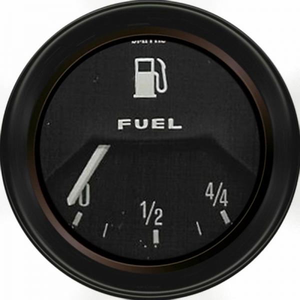 Smiths Classic Fuel Gauge IVA Black Dial With Half Round Black Bezel ...