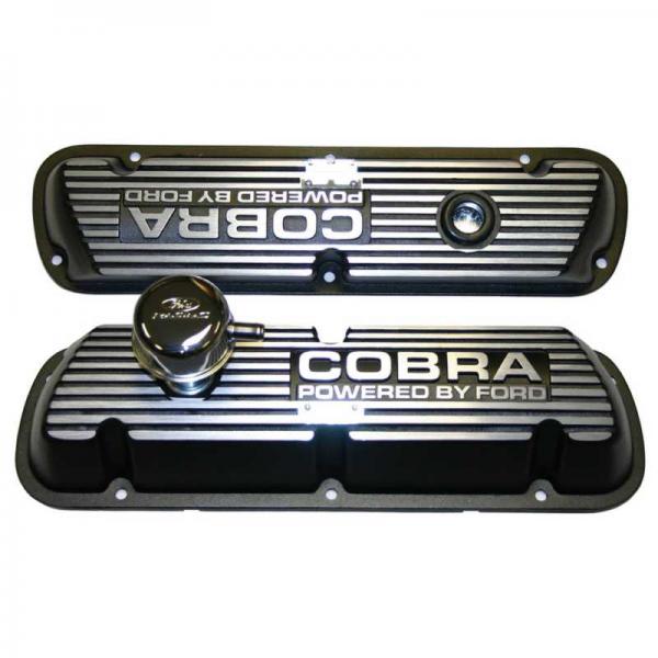 Black Satin Rocker Cover Cobra 289 302 351W Cobra Powered By Ford ...