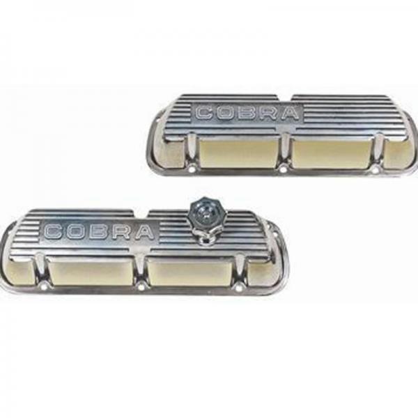 Polished Alloy Rocker Cover Cobra 5.0L 302 Efi Original Open Letter ...