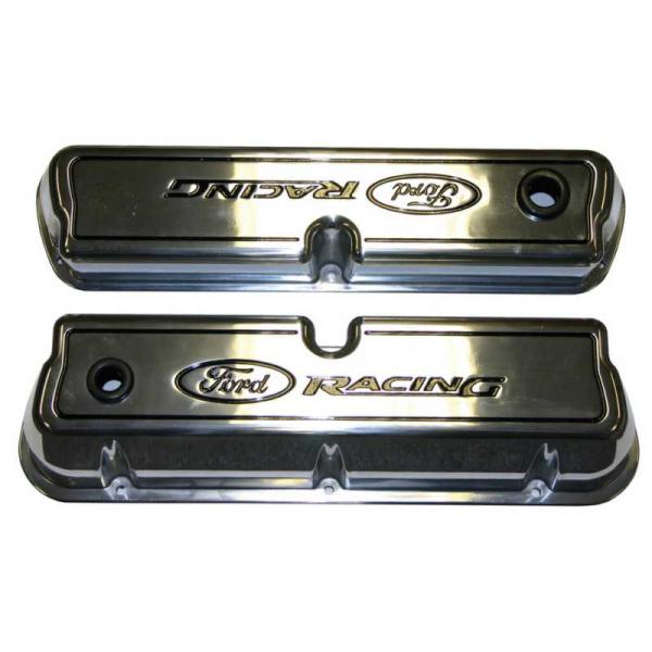 Polished Alloy Rocker Cover Cobra 289 302 351W Ford Racing 3.75" Height ...