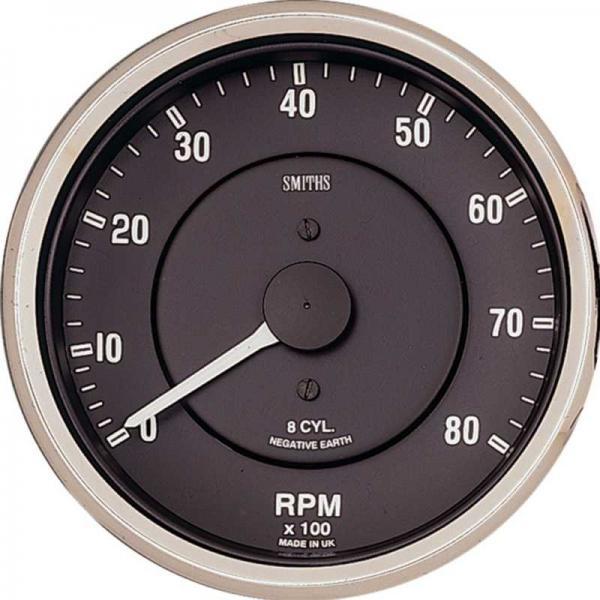 Classic Cobra Tachometer Smiths 8,000 Rpm4/6/8 Cylinder 100mm Half ...