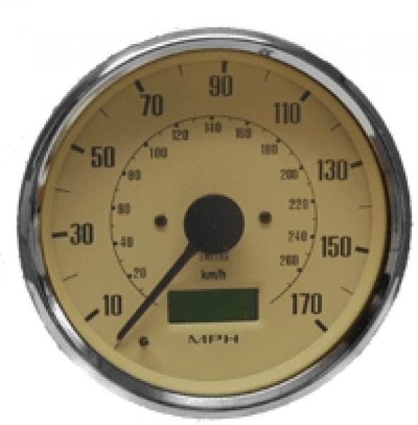 Smiths Electrical Speedometer 170Mph Magnolia / Chrome Bezel 100mm ...
