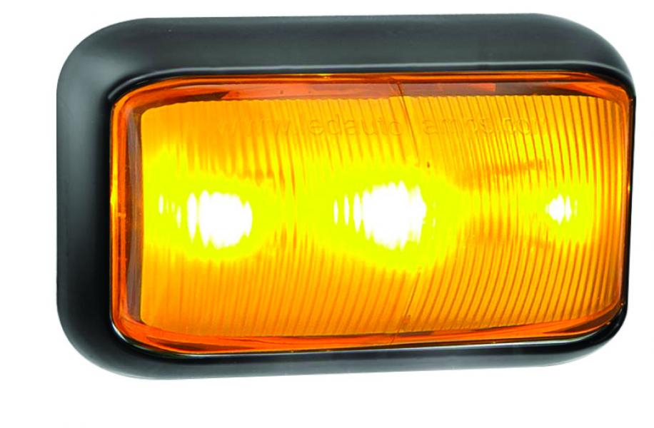 Amber Side Marker Lamp, 2 Pin Female Terminal - 12/24V | Europa ...