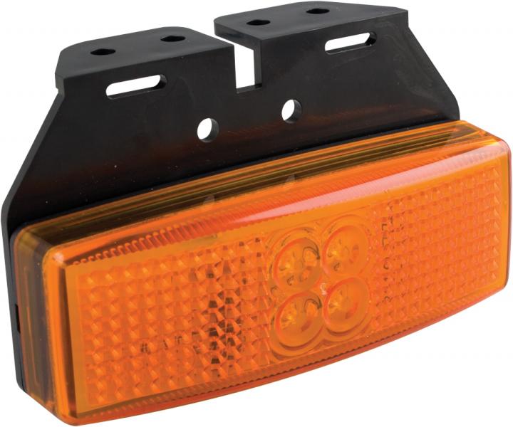 Amber Side Marker Lamp w/ BKT, 2 Pin Female Terminal - 12/ | Europa ...