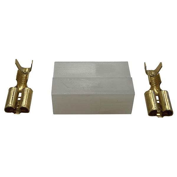 Fan male connector kit supplied with 2 x uninsulated terminals ...