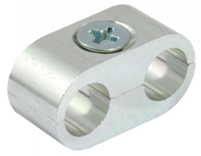 Double Pipe/Cable Separators Chrome CBSTCH | Europa Specialist Spares